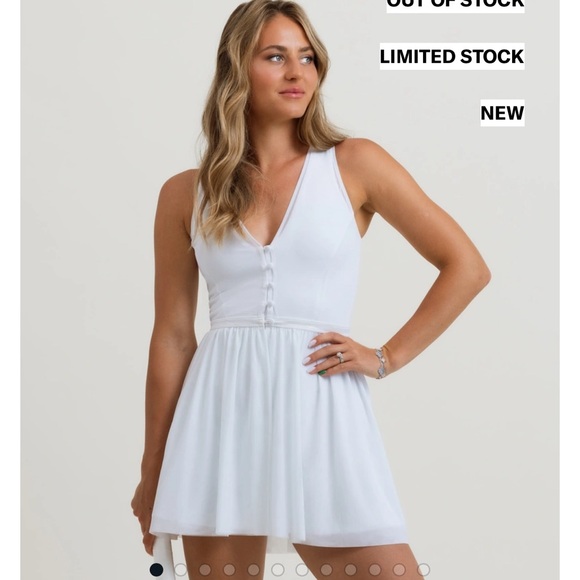 Wilson | Dresses | Wilson The Marta Dress With Overlay Tennis Dress ...